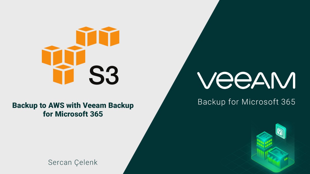 Veeam Microsoft 365 Backuplarını AWS S3 Bucket'a Taşıma - VMware vSphere, VMware vCenter, VMware ...