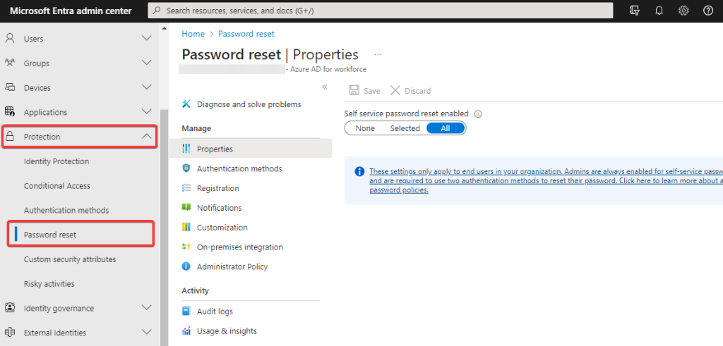 Azure AD Self Service Password Reset(SSPR) Aktifleştirme - VMware vSphere, VMware vCenter ...