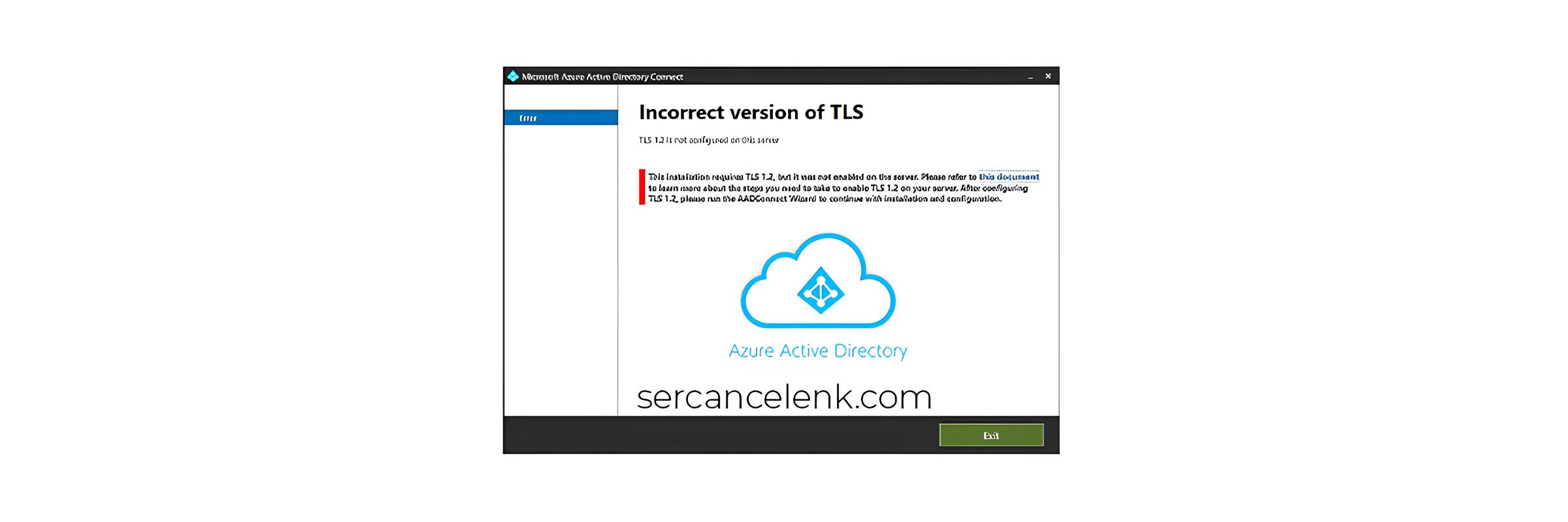 Azure AD Connect Incorrect TLS Version (Entra) - VMware vSphere, VMware ...