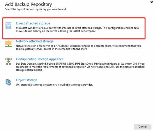 Veeam Hardenedimmutable Repository Installation Vmware Vsphere