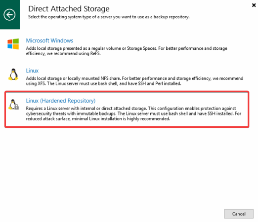 Veeam Hardened(Immutable) Repository Installation - VMware vSphere ... Veeam Hardened(Immutable) Repository Installation - VMware vSphere ...