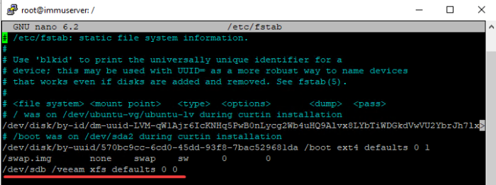 Veeam Hardened(Immutable) Repository Installation - VMware vSphere ... Veeam Hardened(Immutable) Repository Installation - VMware vSphere ...