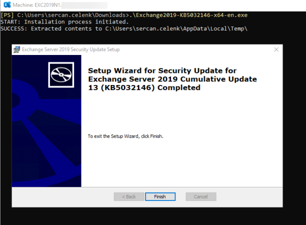 How to Install Security Update on Microsoft Exchange DAG - sercancelenk.com