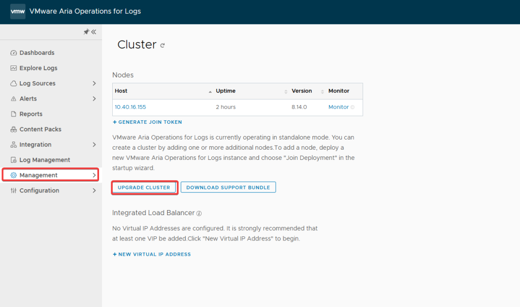 How to Upgrade VMware Aria Operations for Logs - sercancelenk.com